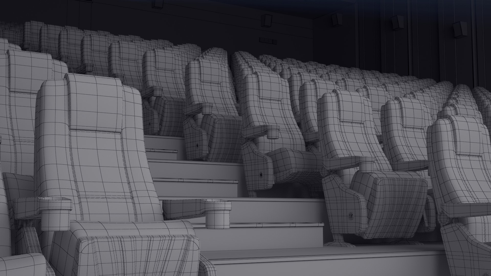 3D Cinema Interior 8K PBR Textures Model - TurboSquid 1818095