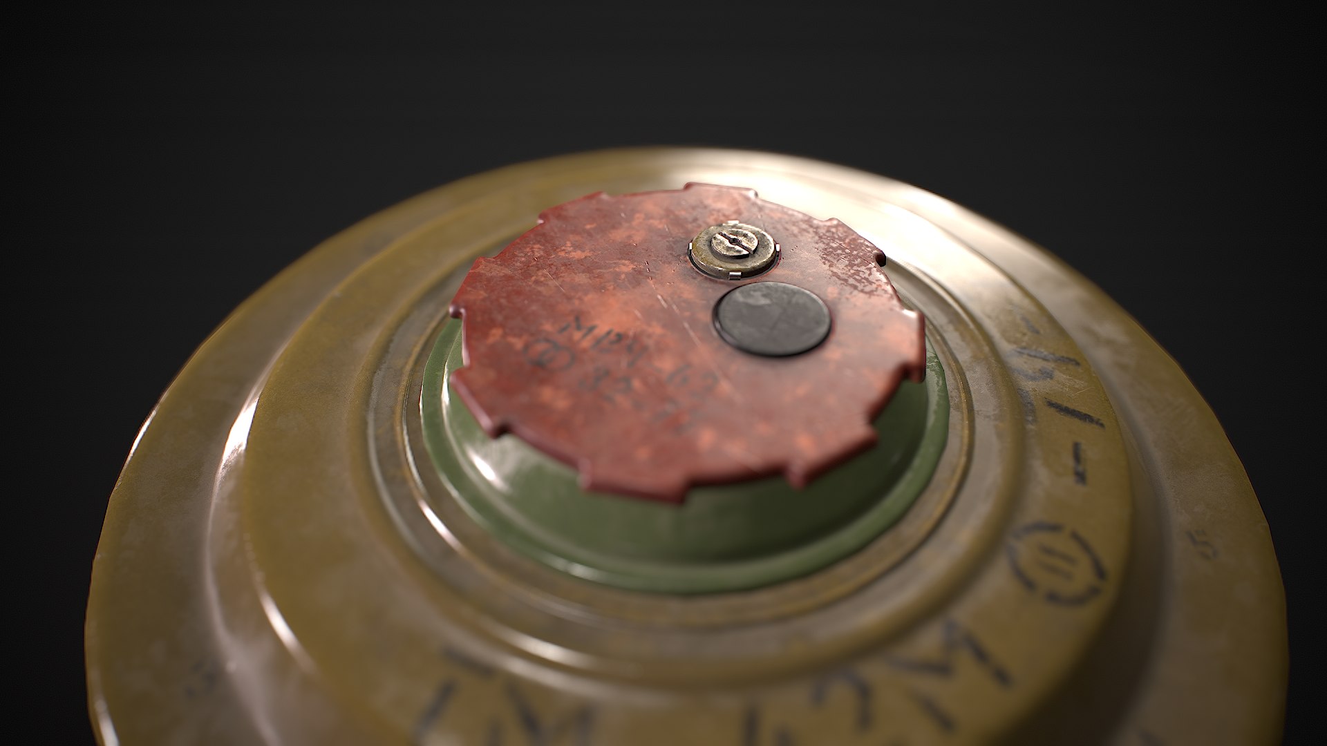 3D Soviet Anti-tank Blast Landmine TM-62M Low-poly Model - TurboSquid ...