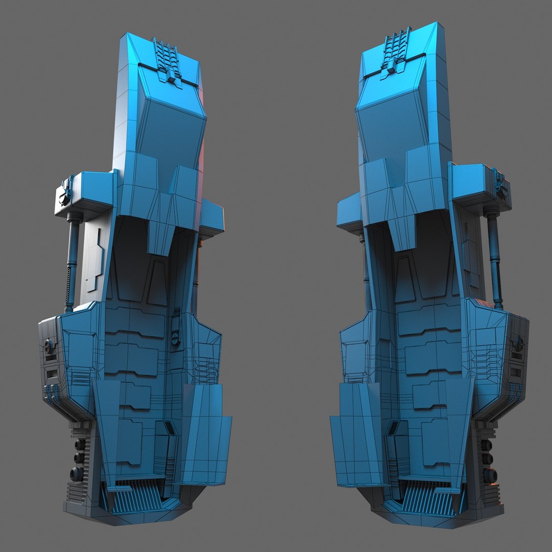 Hypersleep Chamber Model - TurboSquid 1759194