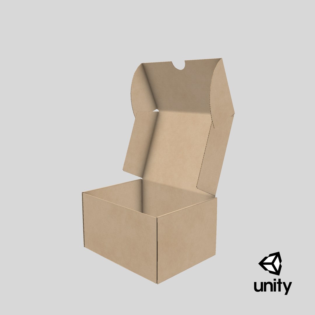 Cardboard Box 04 Rigged 3D Model - TurboSquid 1491867