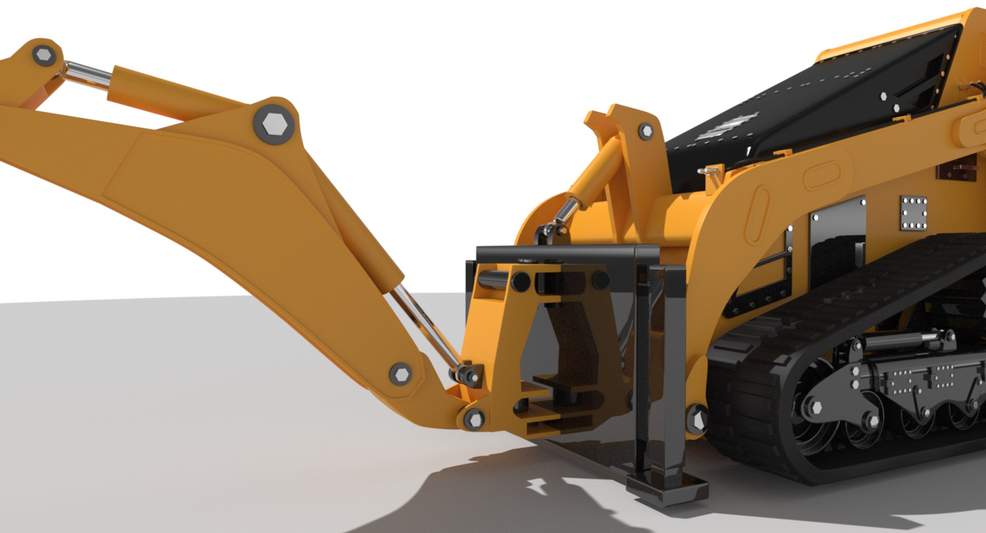 3d Model Of Excavators Bobcat Mini