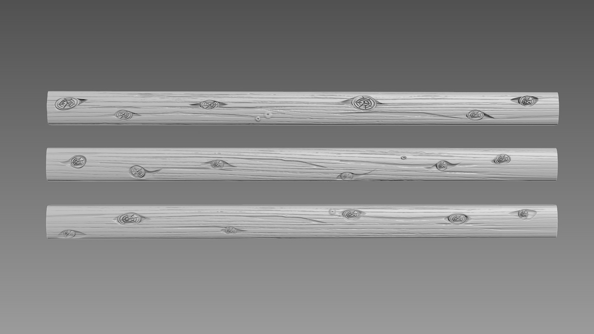 3D Wooden Log - TurboSquid 2138630