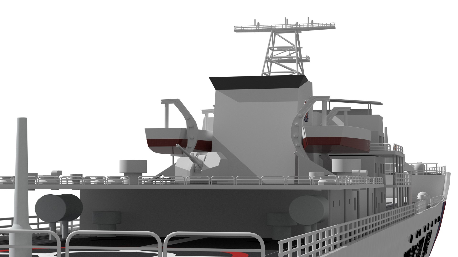 3D Model China Coast Guard - Tug 25 - TurboSquid 2334672