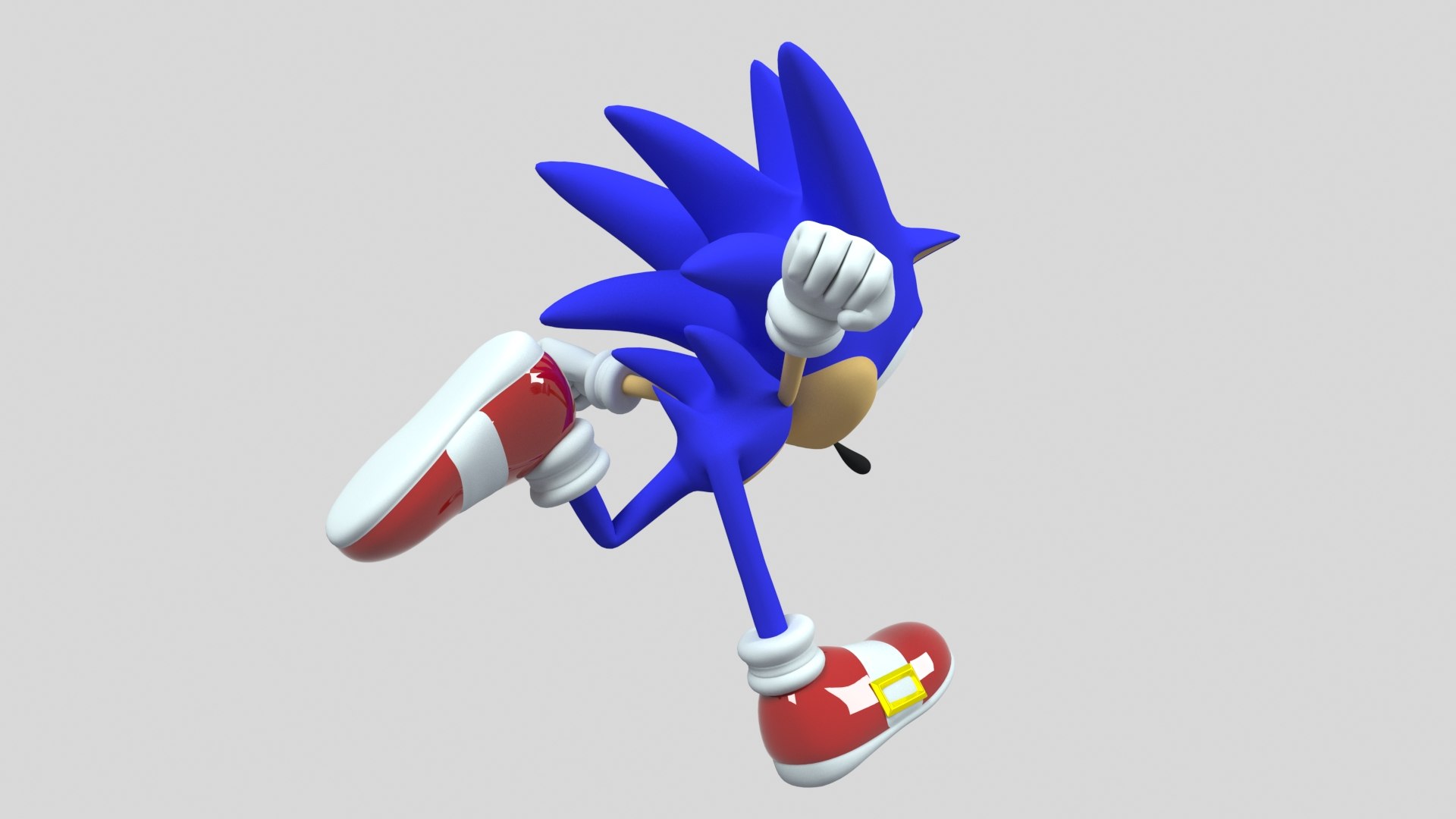 Sonic Hedgehog Character Rigged 3D - TurboSquid 1517341