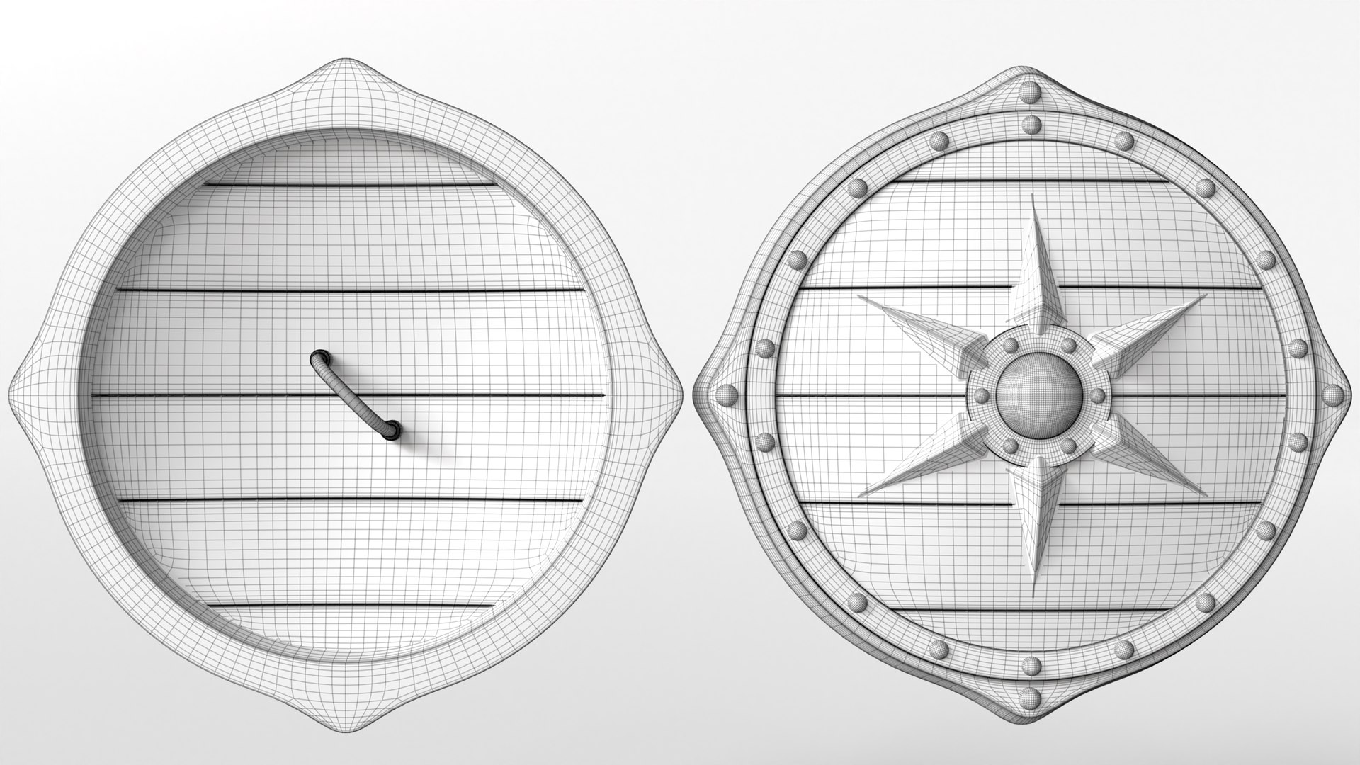 Viking Shield 01 3D - TurboSquid 2290217