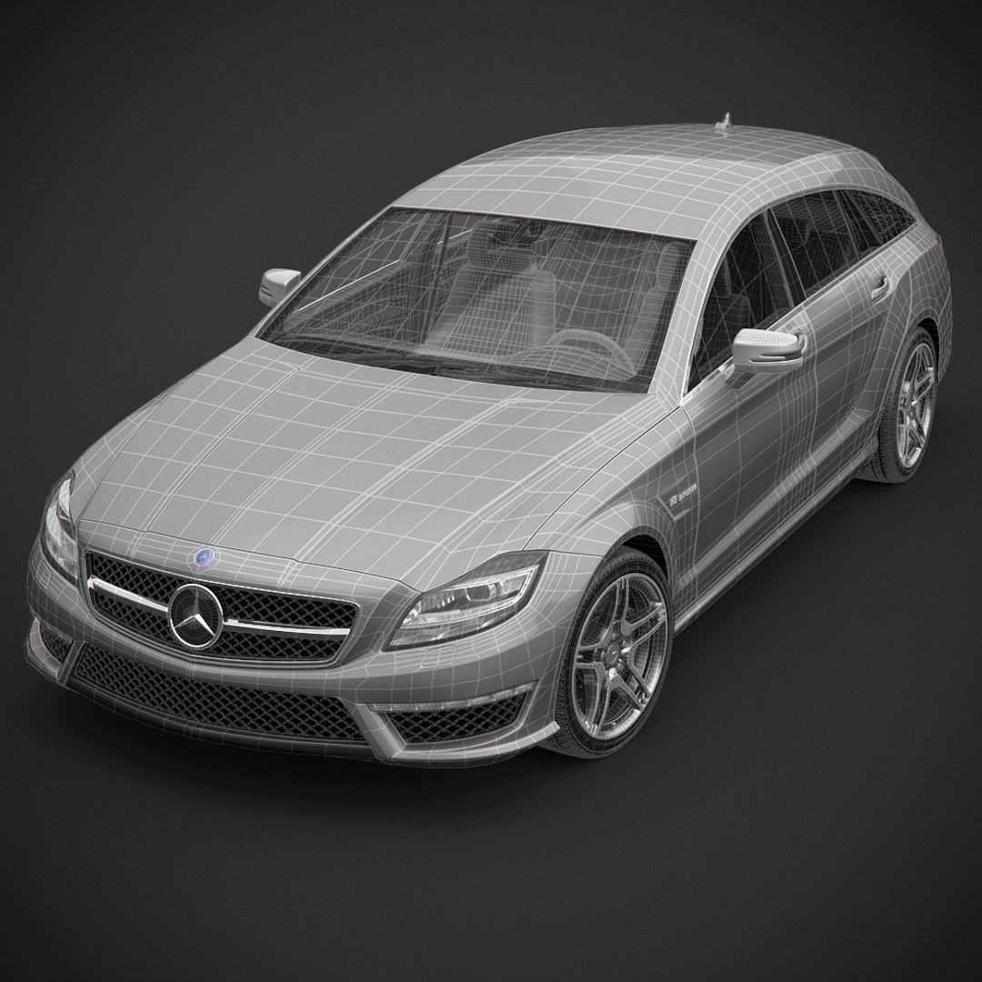 3d Mercedes-benz Amg Cls63 Shooting