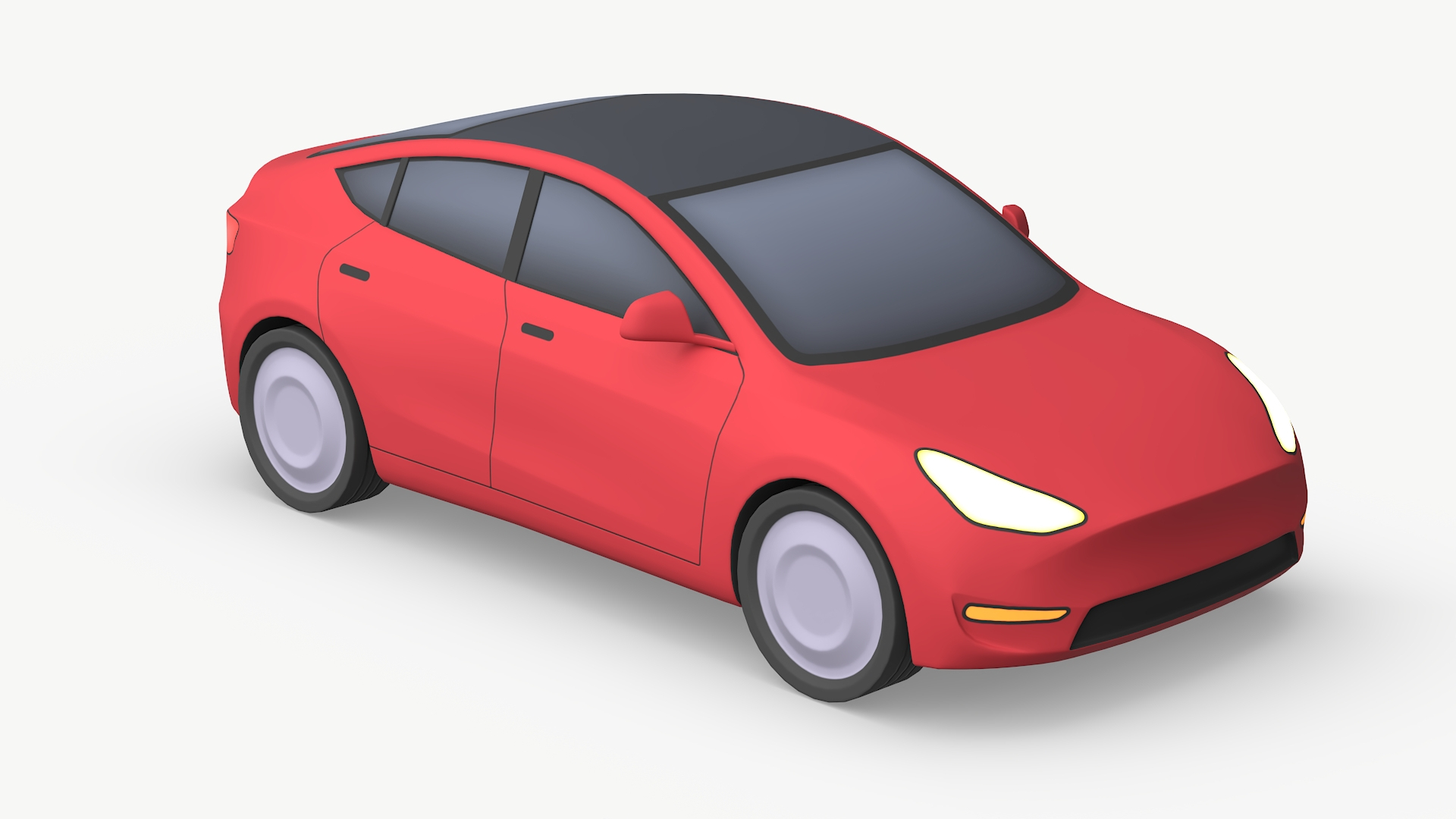 3D Model Stylized Tesla Model Y - TurboSquid 2350607