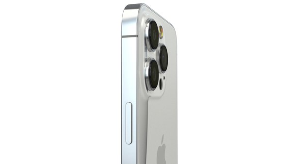 3D model Apple iPhone 13 Pro Silver - TurboSquid 1806735