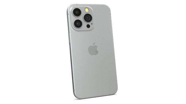 3D model Apple iPhone 13 Pro Silver - TurboSquid 1806735