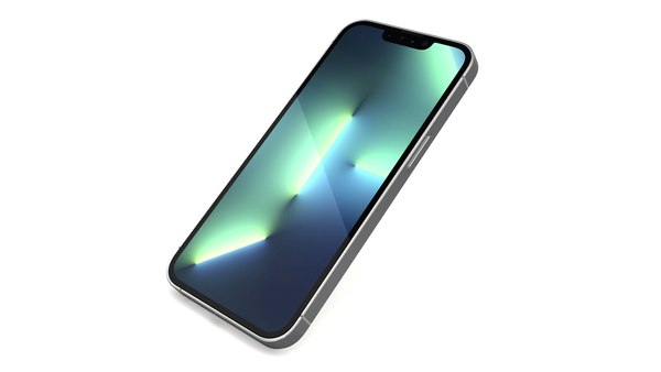 3D model Apple iPhone 13 Pro Silver - TurboSquid 1806735