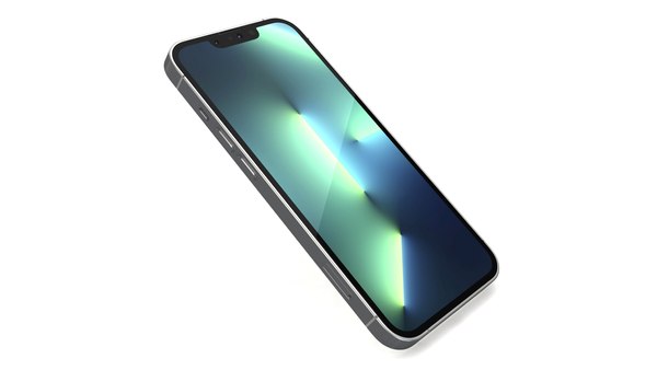 3D model Apple iPhone 13 Pro Silver - TurboSquid 1806735