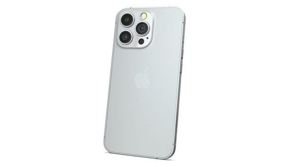 3D model Apple iPhone 13 Pro Silver - TurboSquid 1806735