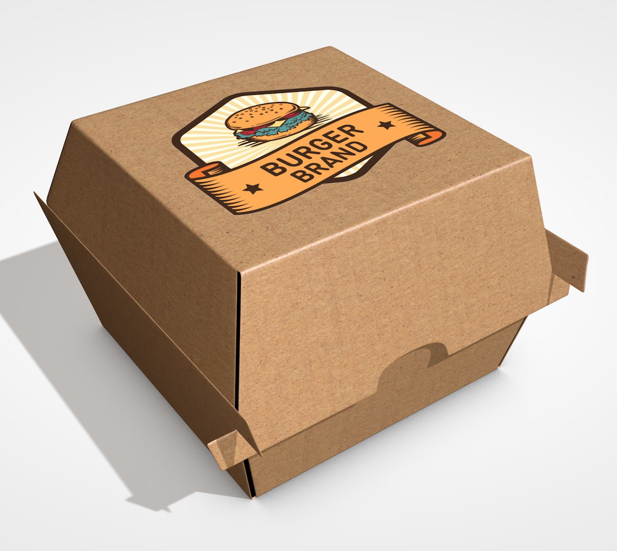Burger Box 3D Model - TurboSquid 1581371