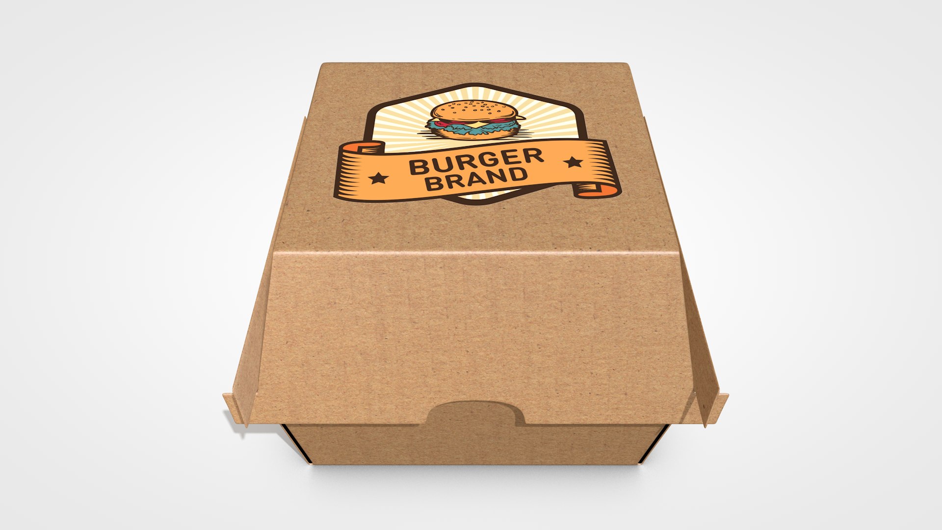 Burger Box 3D Model - TurboSquid 1581371