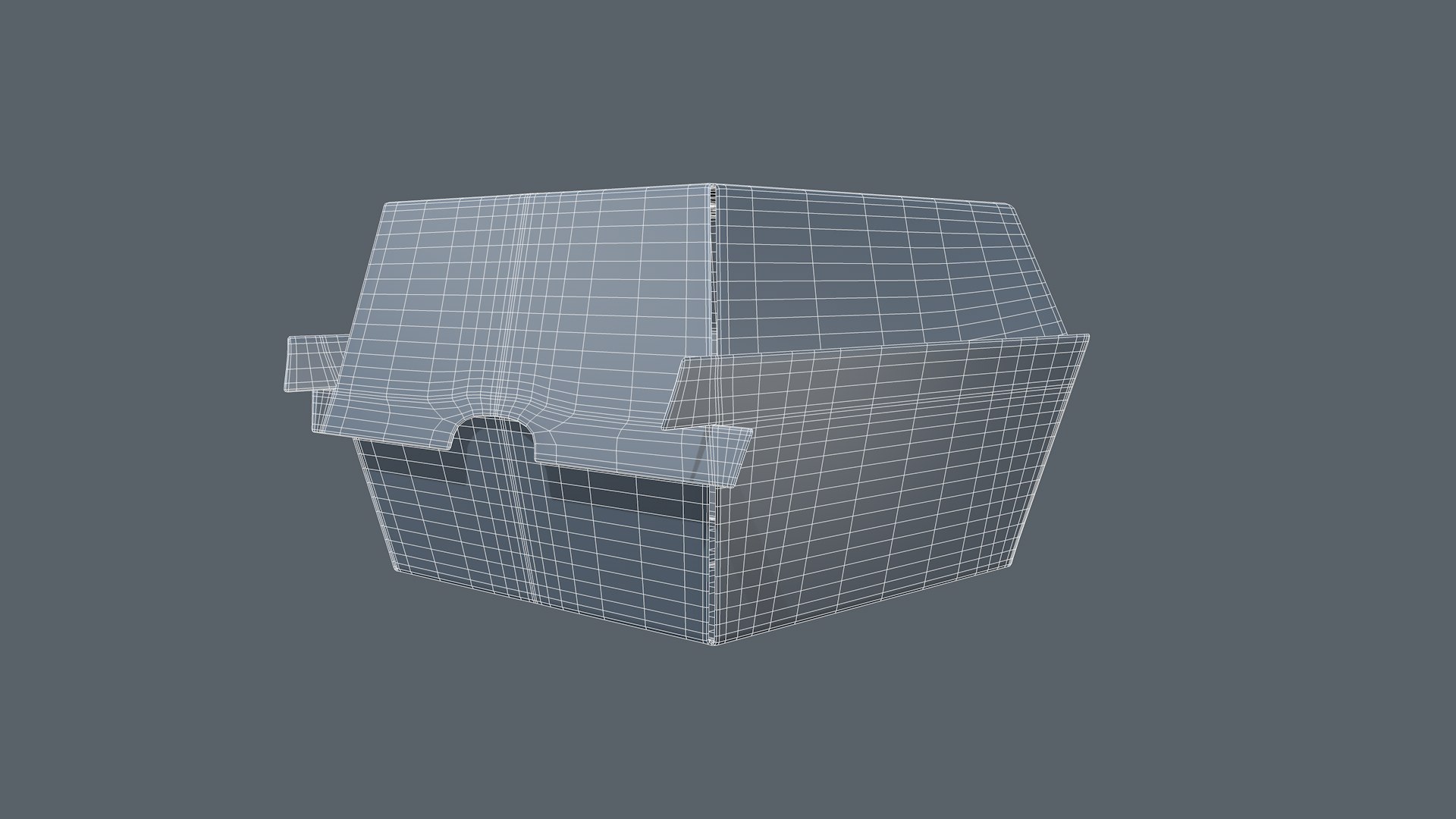 Burger Box 3D Model - TurboSquid 1581371