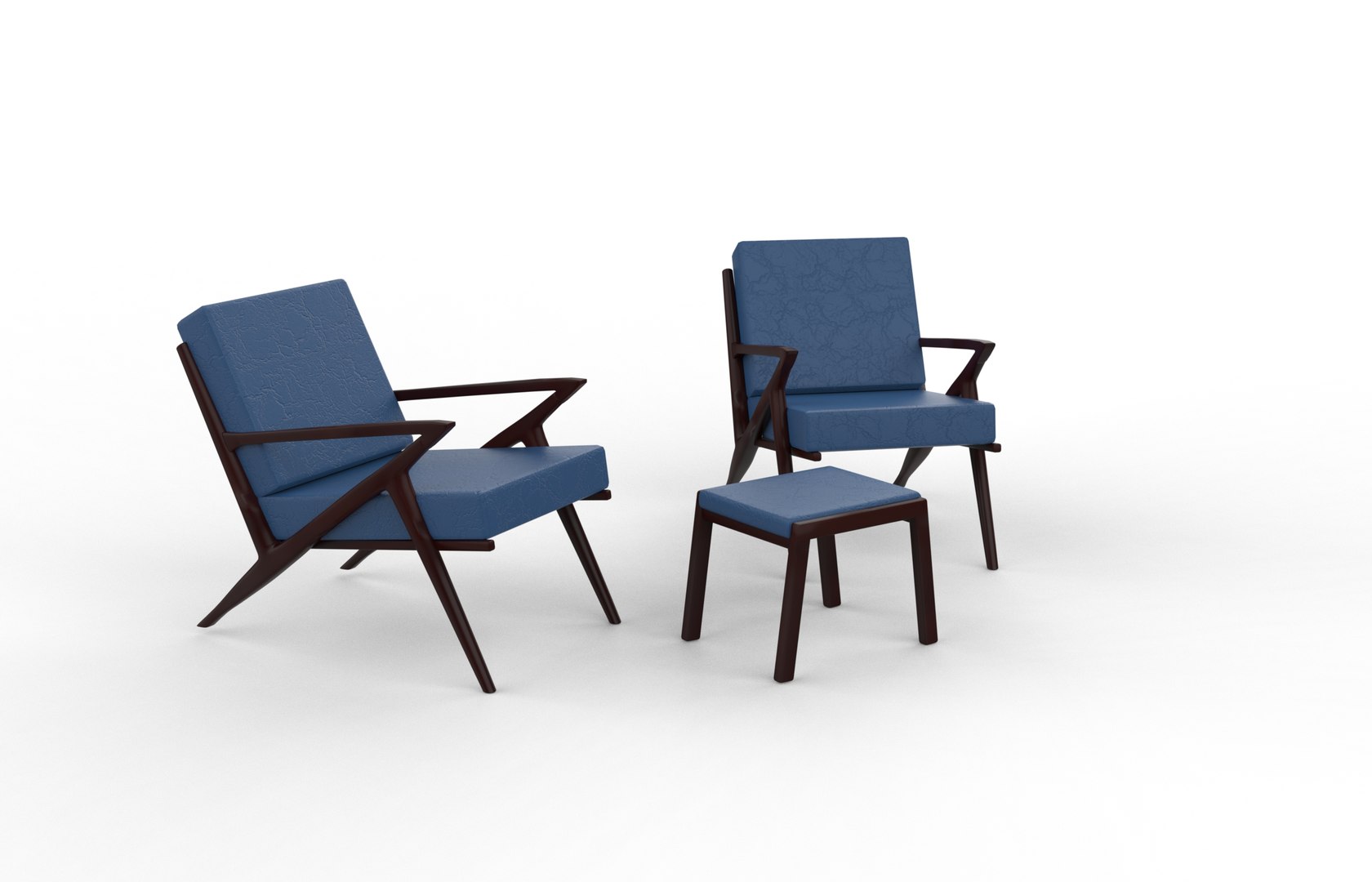 Modern Z Chair 3D Model 3D Model - TurboSquid 2345742
