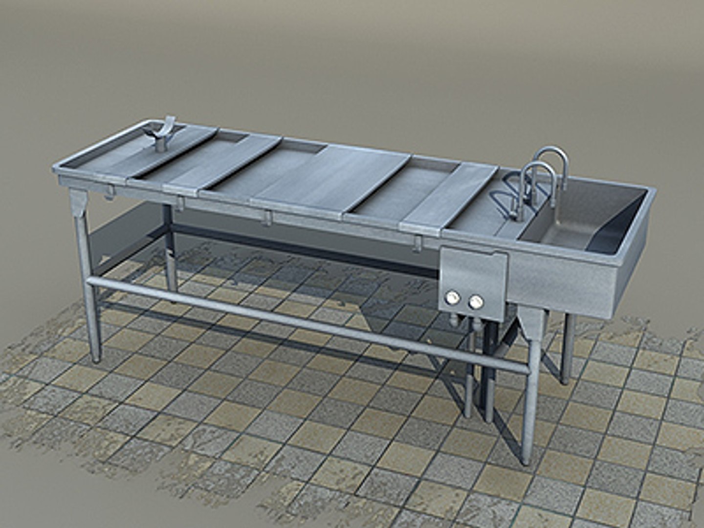 3d Model Autopsy Table