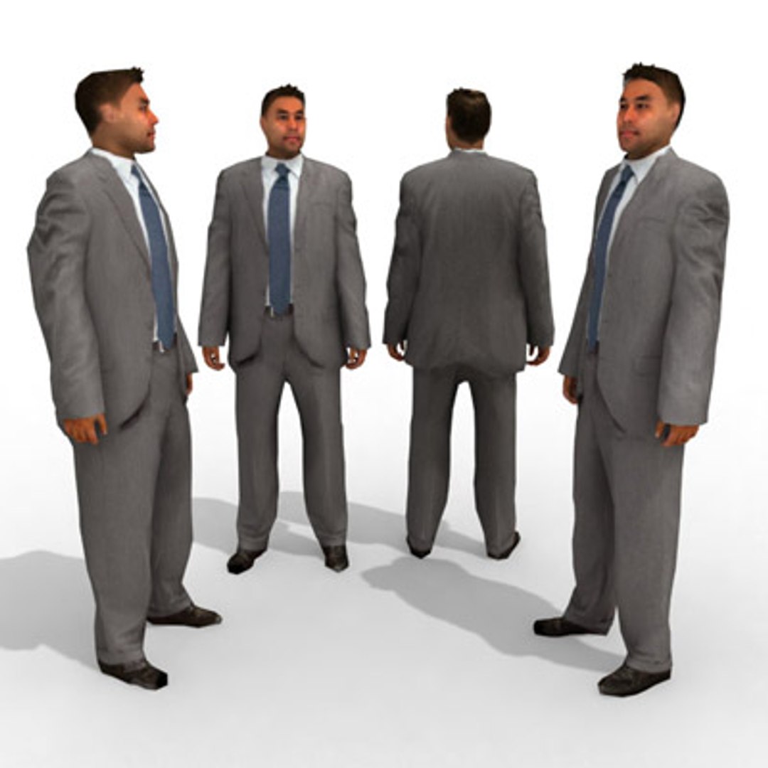 - Business Male Person 3ds