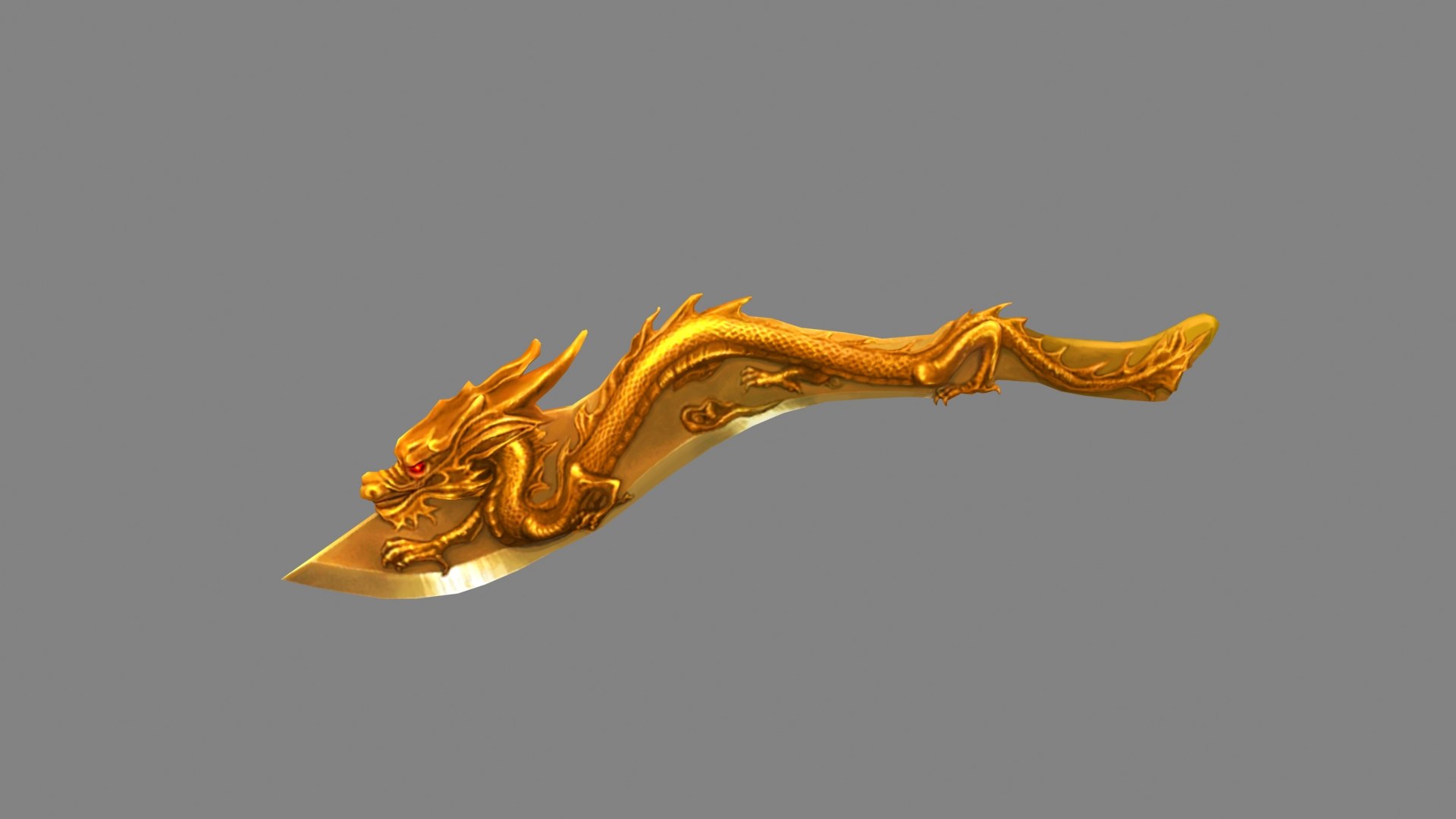 3D Golden Dragon Dagger - Ancient Weapons - TurboSquid 2109988