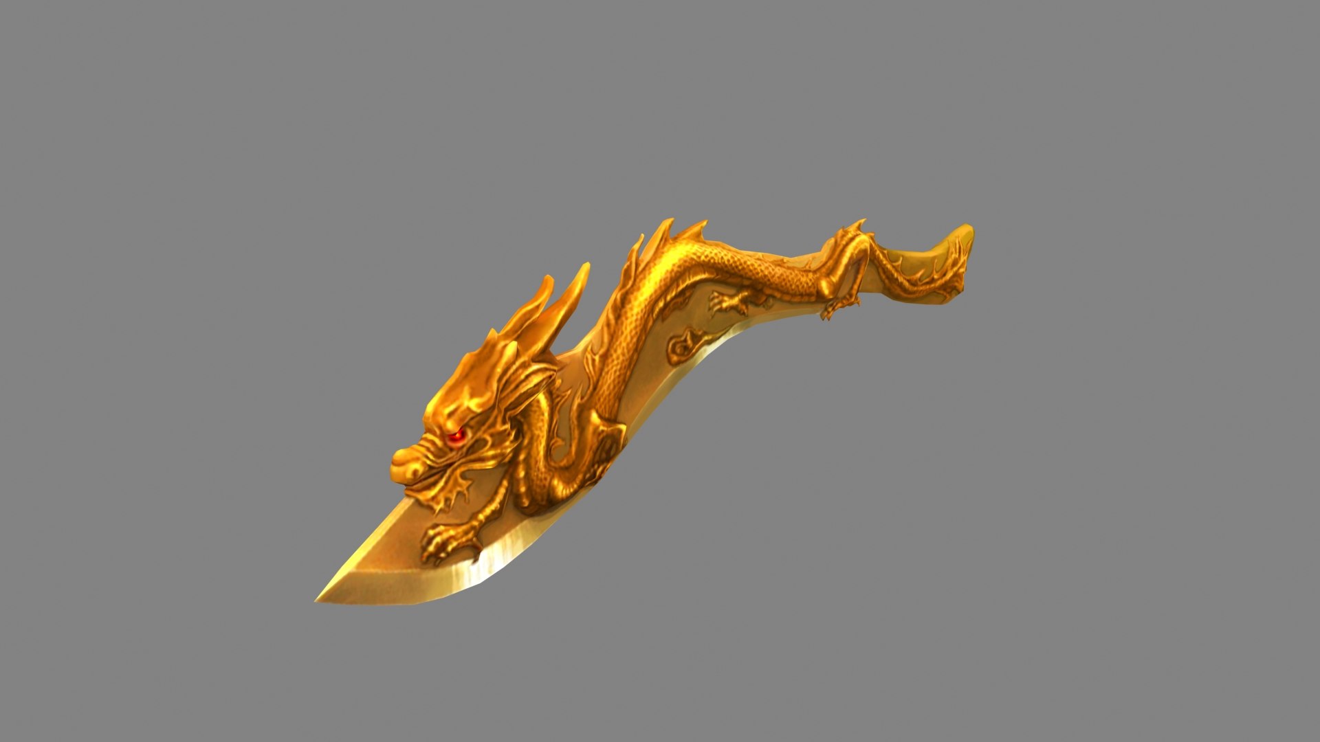 3D Golden Dragon Dagger - Ancient Weapons - TurboSquid 2109988