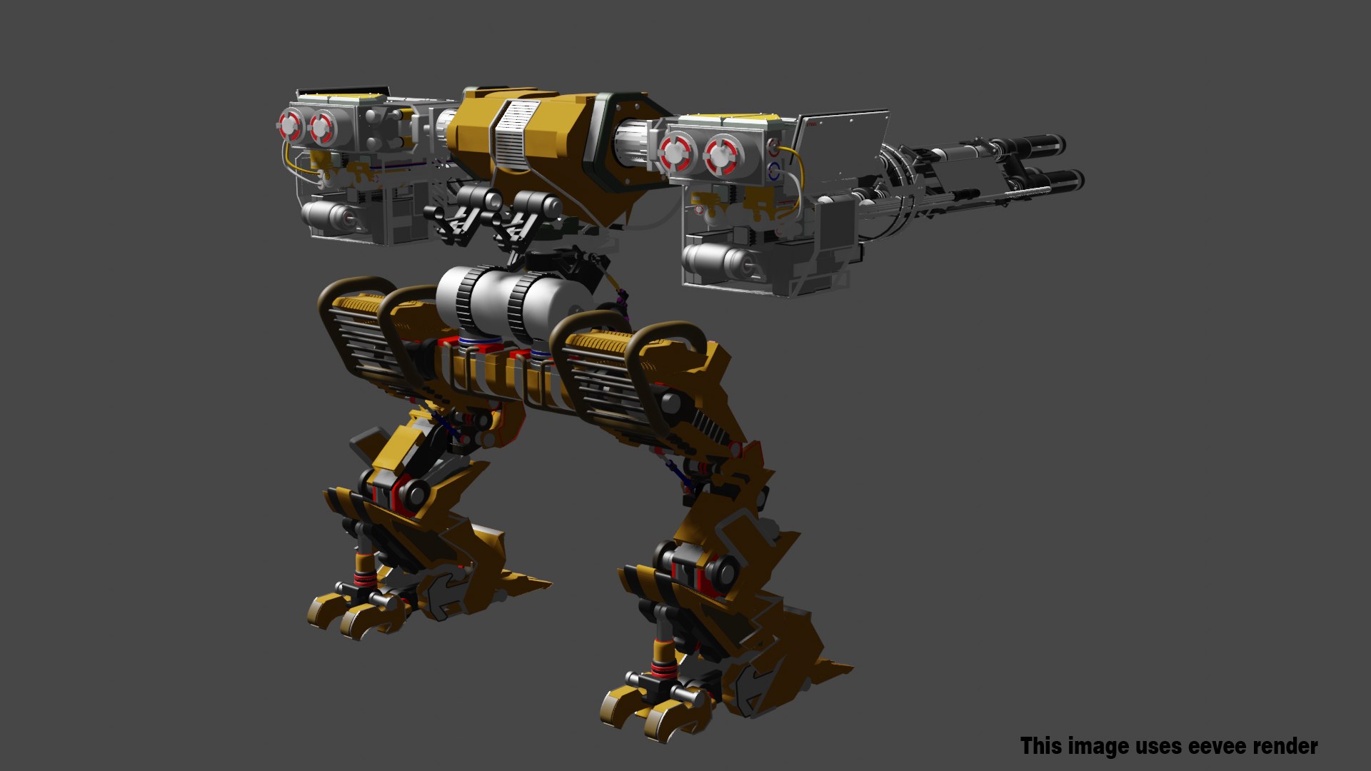 3D Mech Human Killer Concept - TurboSquid 2283562