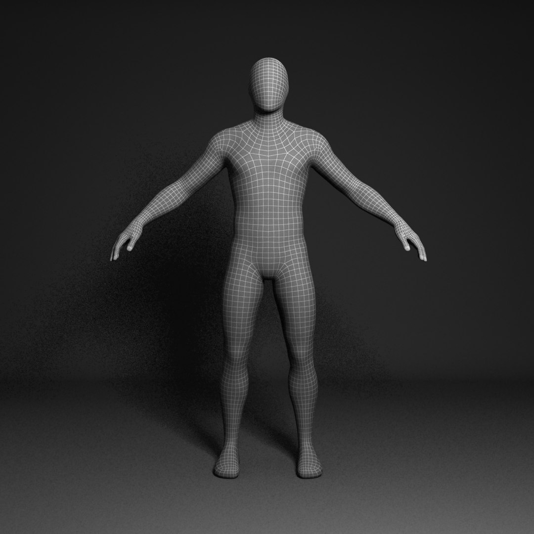 3D Blank Man Rigged - TurboSquid 1923149