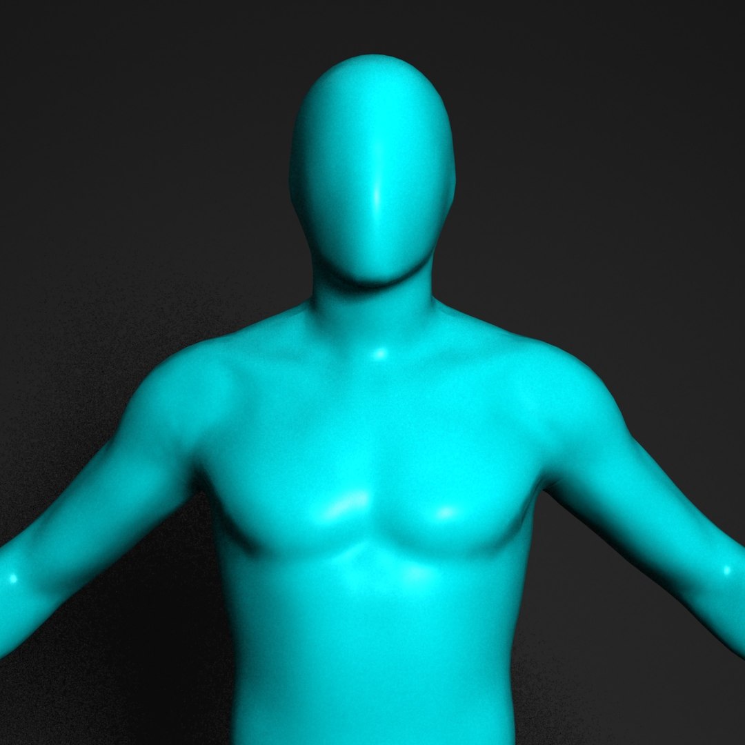3D Blank Man Rigged - TurboSquid 1923149