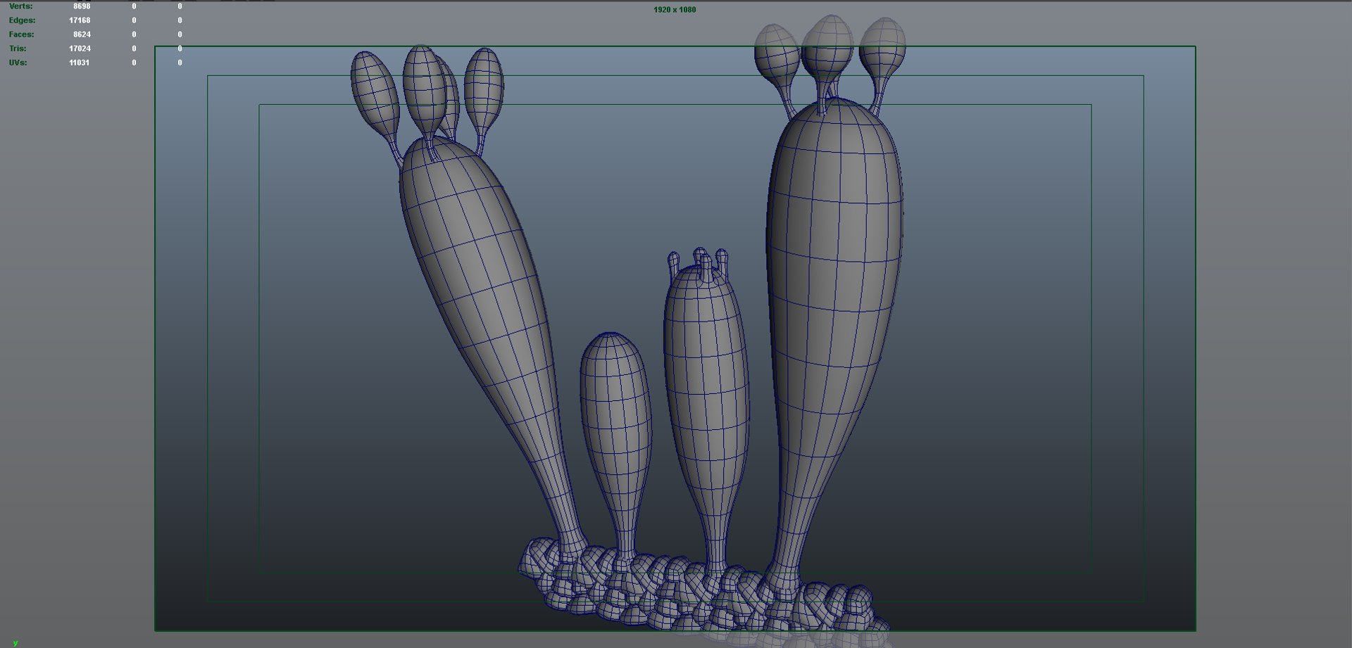 3d Model Basidiospore Fungi