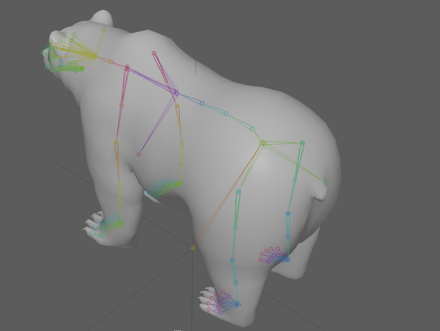 3D Model Grizzly Bear Rig - TurboSquid 2317635