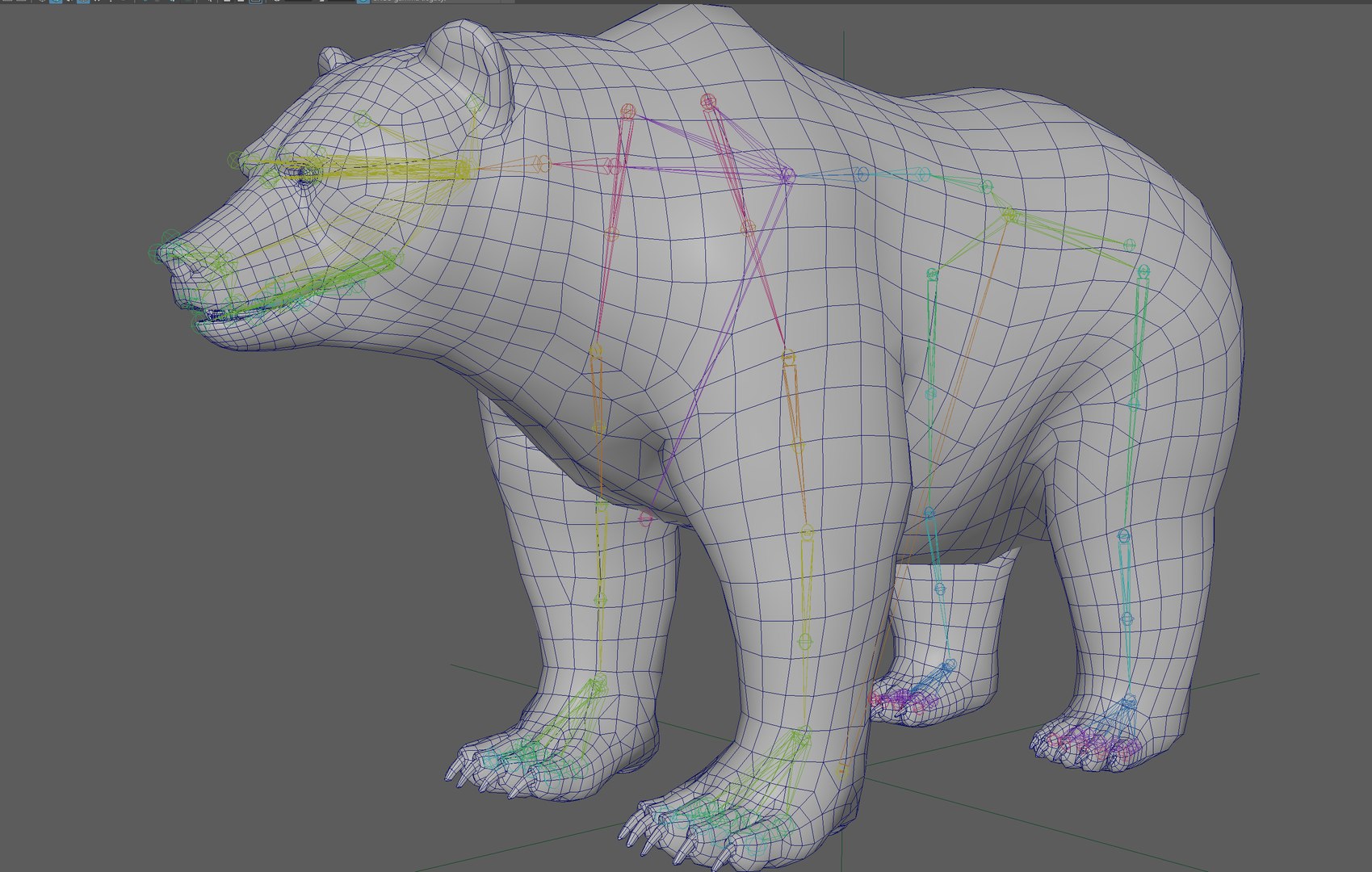 3D Model Grizzly Bear Rig - TurboSquid 2317635