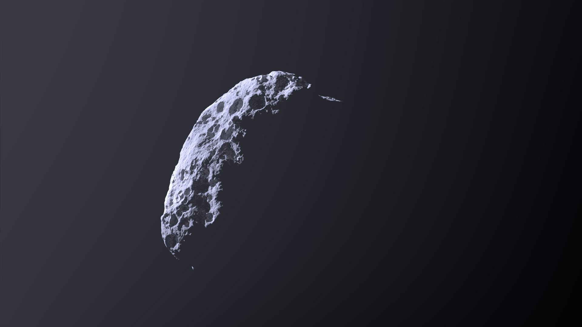 Asteroid Modeled 3d Model