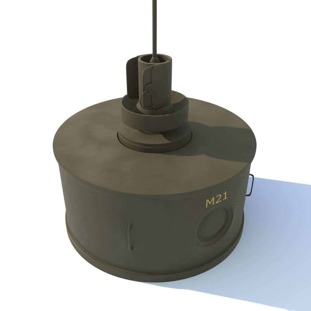 modelo 3d Mina antitanque M21 - TurboSquid 1938690