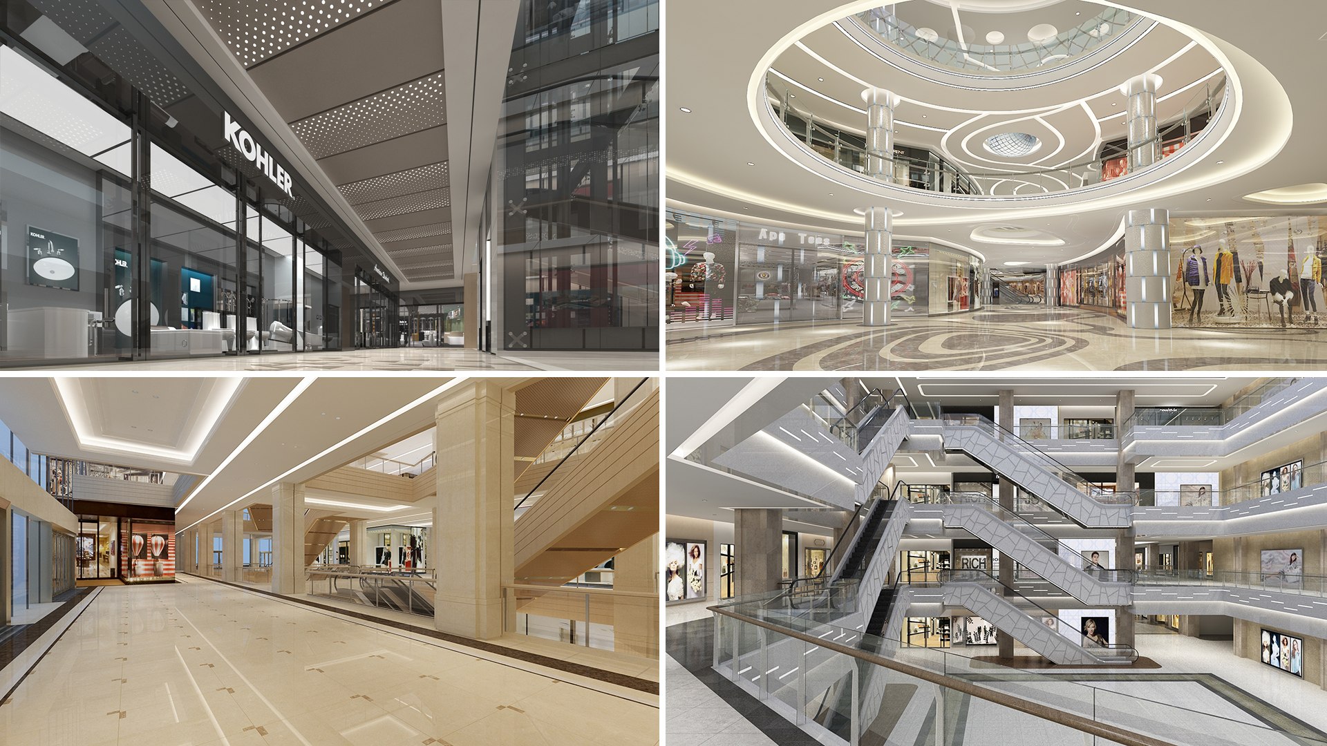 3D model Shopping Mall Collection 1 - TurboSquid 1732794