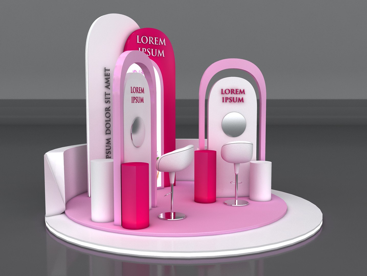 Booth Display 3D model 3D model 3D model - TurboSquid 2078733