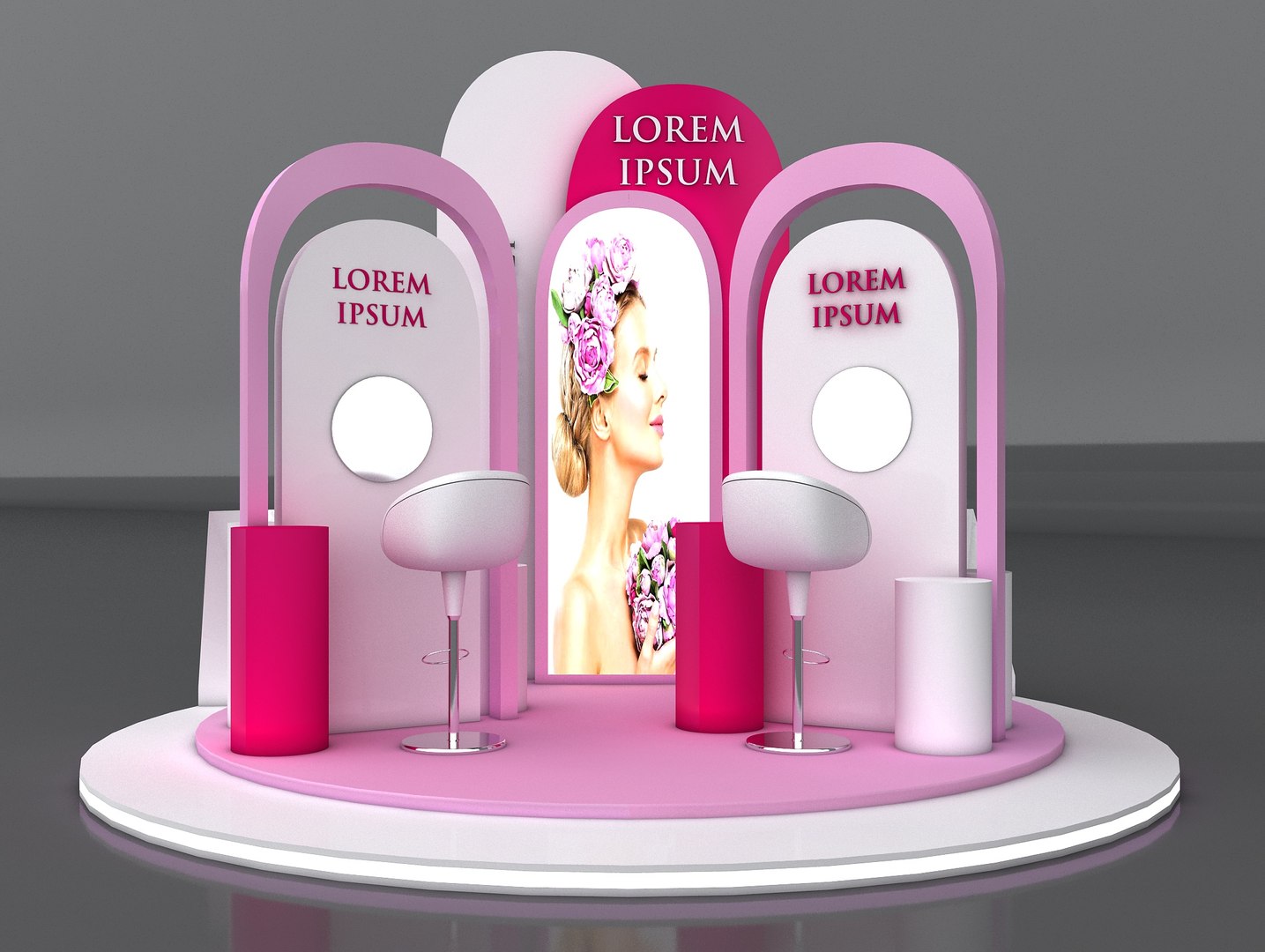 Booth Display 3D model 3D model 3D model - TurboSquid 2078733