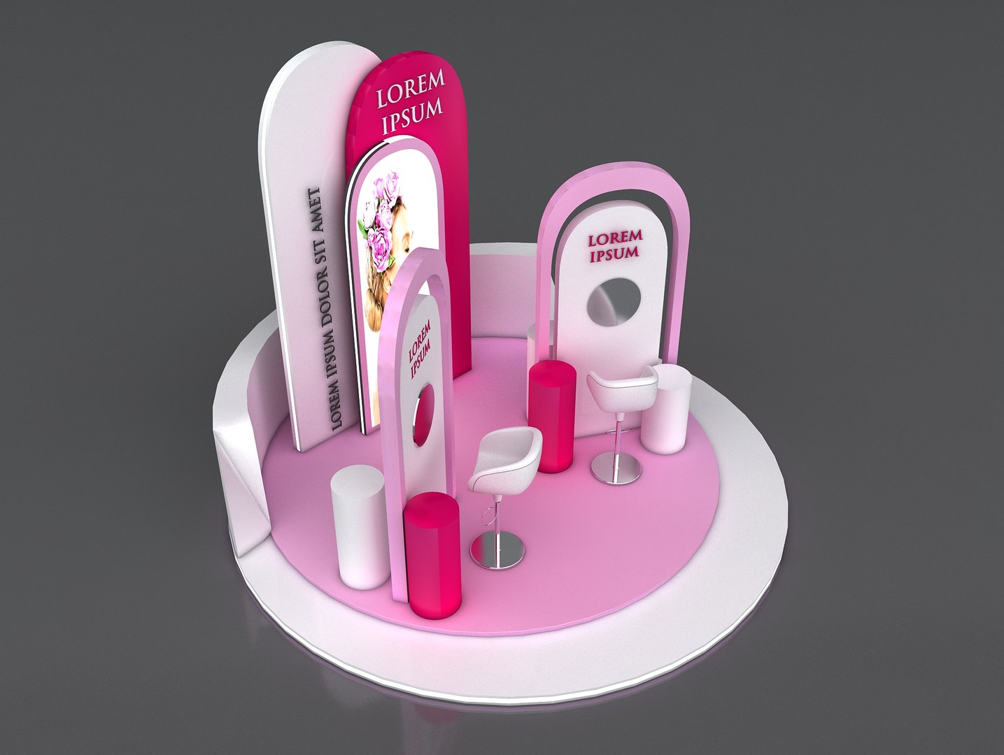 Booth Display 3D model 3D model 3D model - TurboSquid 2078733