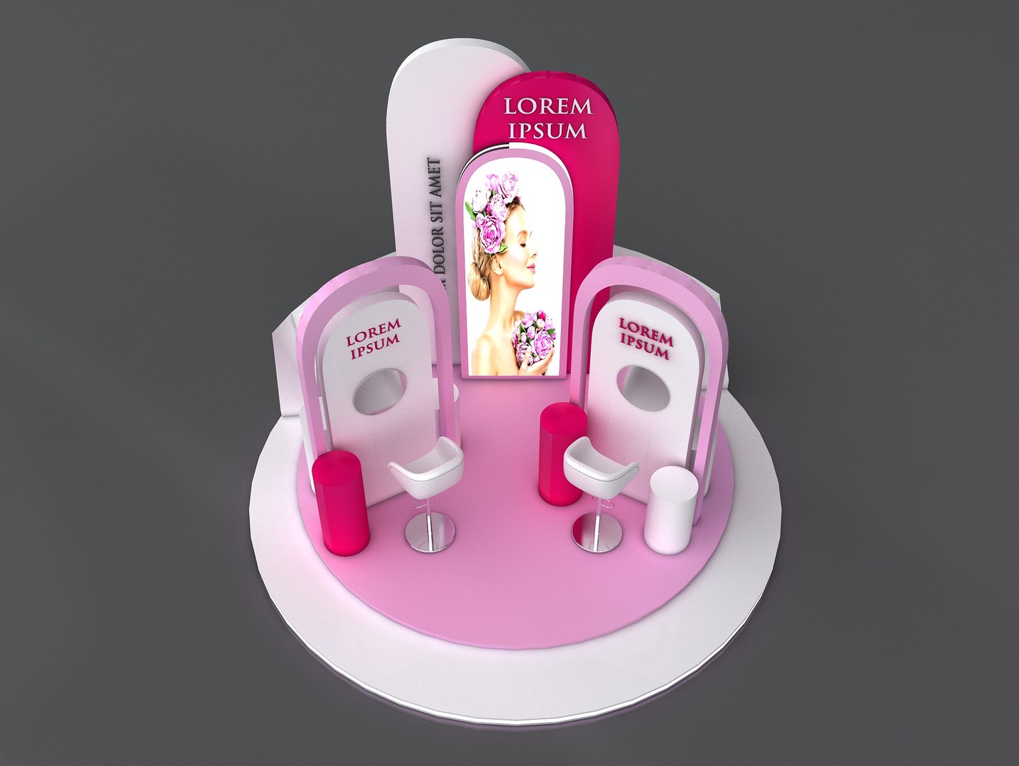 Booth Display 3D model 3D model 3D model - TurboSquid 2078733