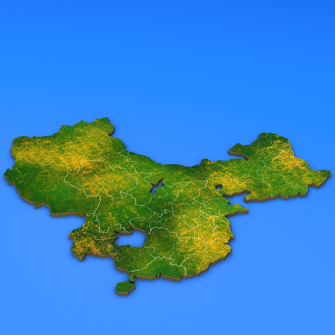 China Country 3d Model
