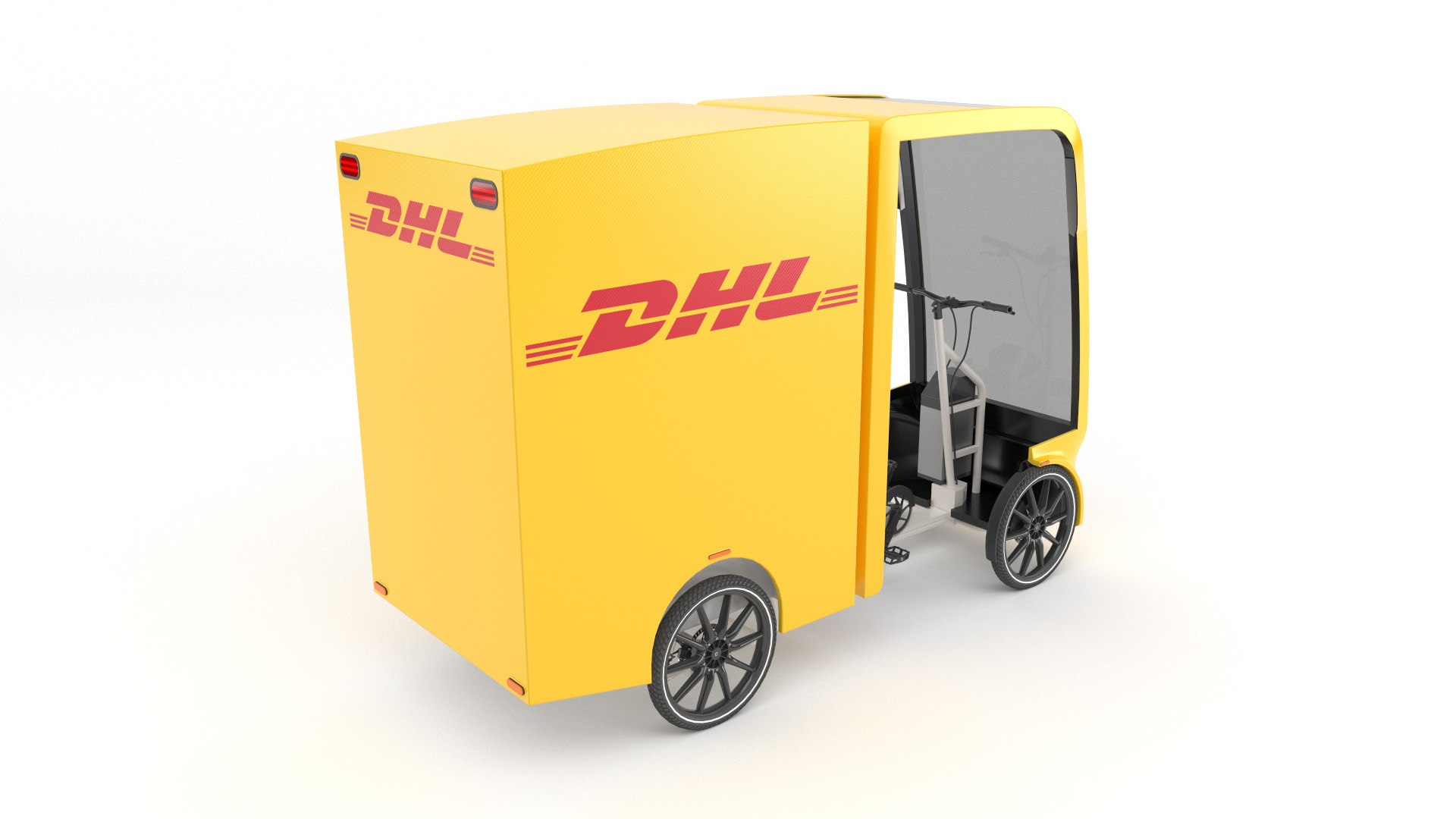 3D EAV DHL Cargo Bike - TurboSquid 1930565