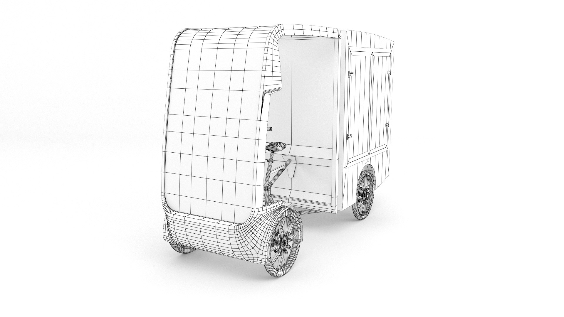 3D EAV DHL Cargo Bike - TurboSquid 1930565