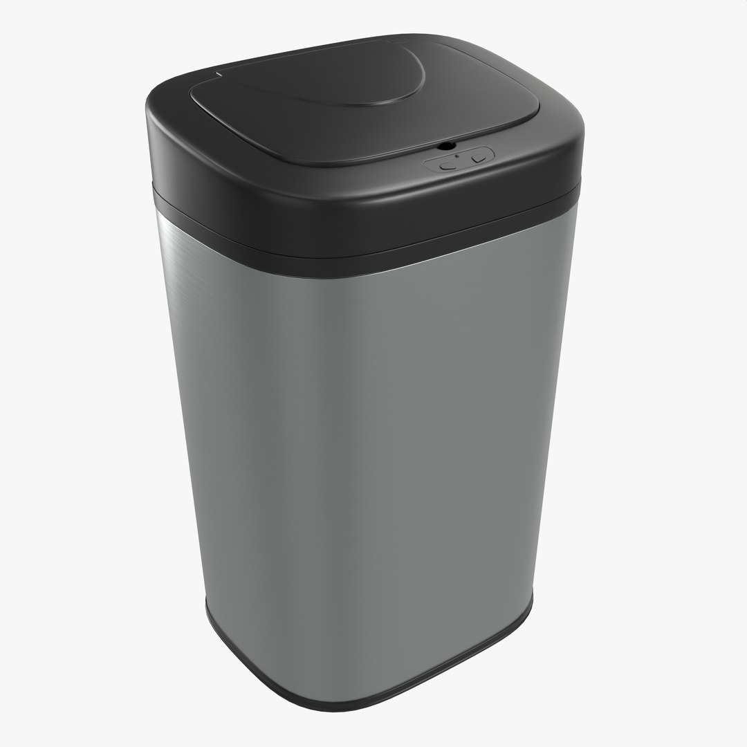 Automatic Sensor Trash Can 3D Model - TurboSquid 1934580