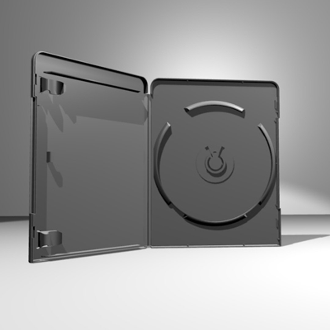 3d Model Blu-ray Disc Case