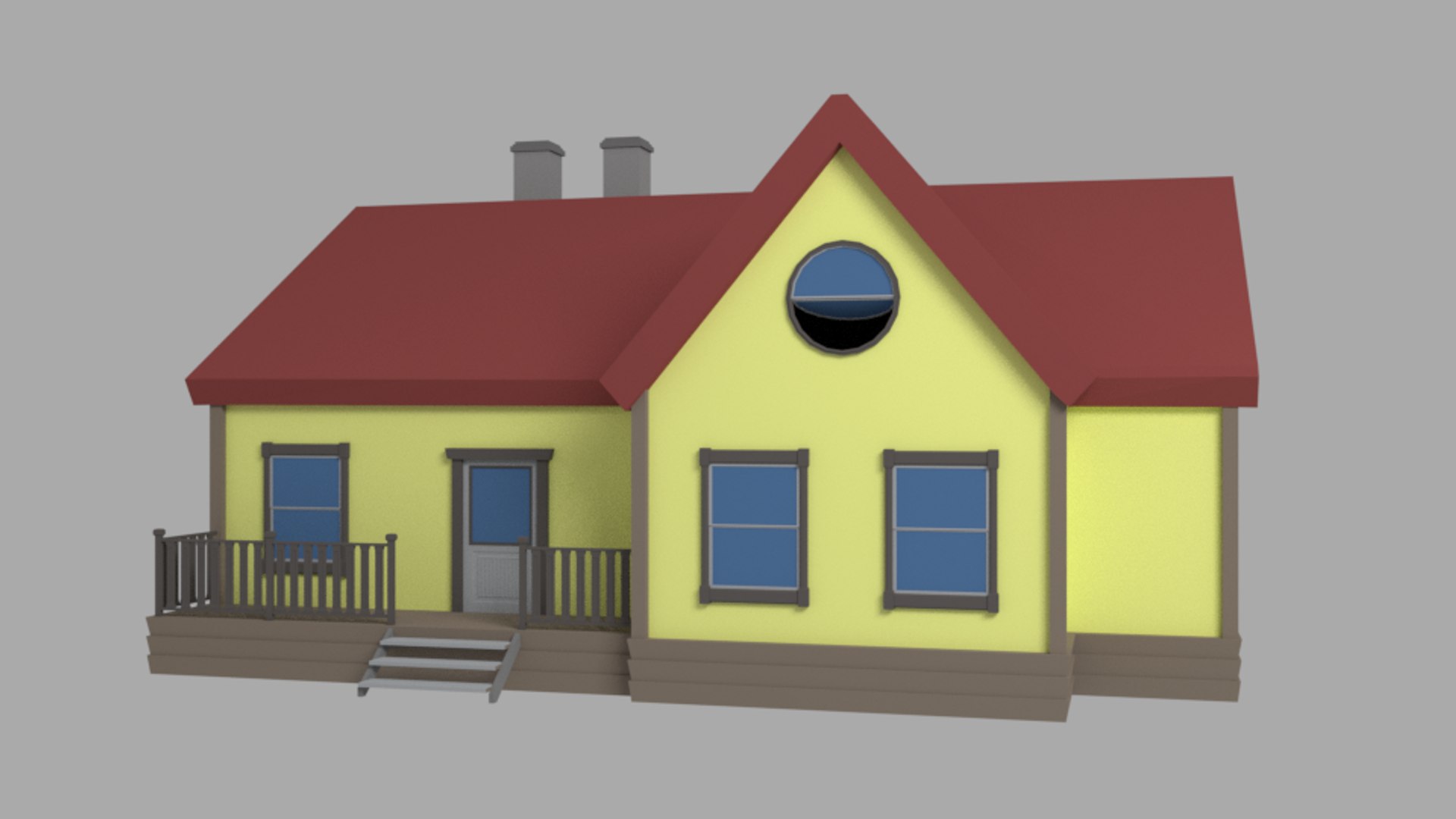 Free Simple House Model - TurboSquid 1361025