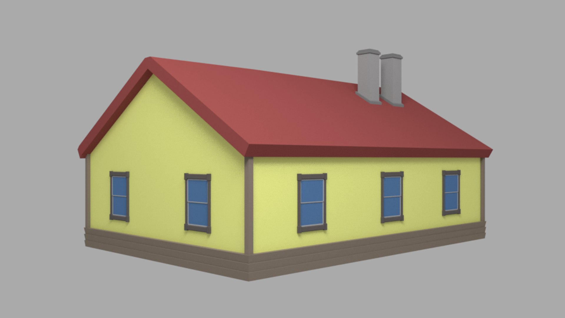 Free Simple House Model - TurboSquid 1361025