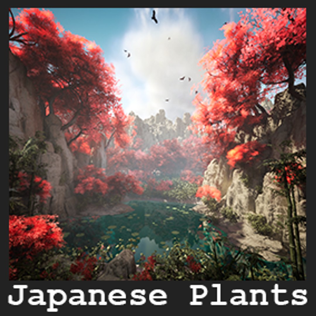3D Japanese Plants 17 Assets - TurboSquid 2200441
