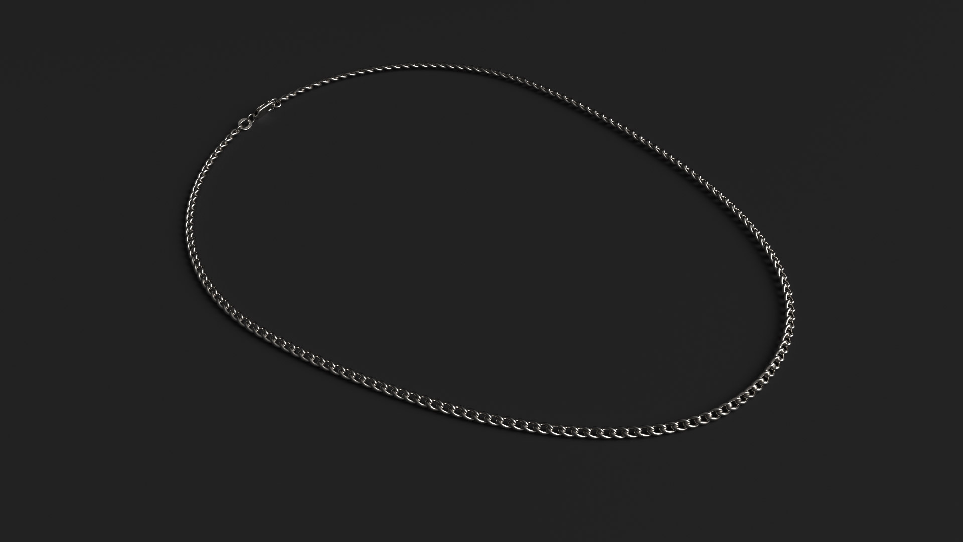 3D Chain Necklace NL001-1.0 Model - TurboSquid 1732698