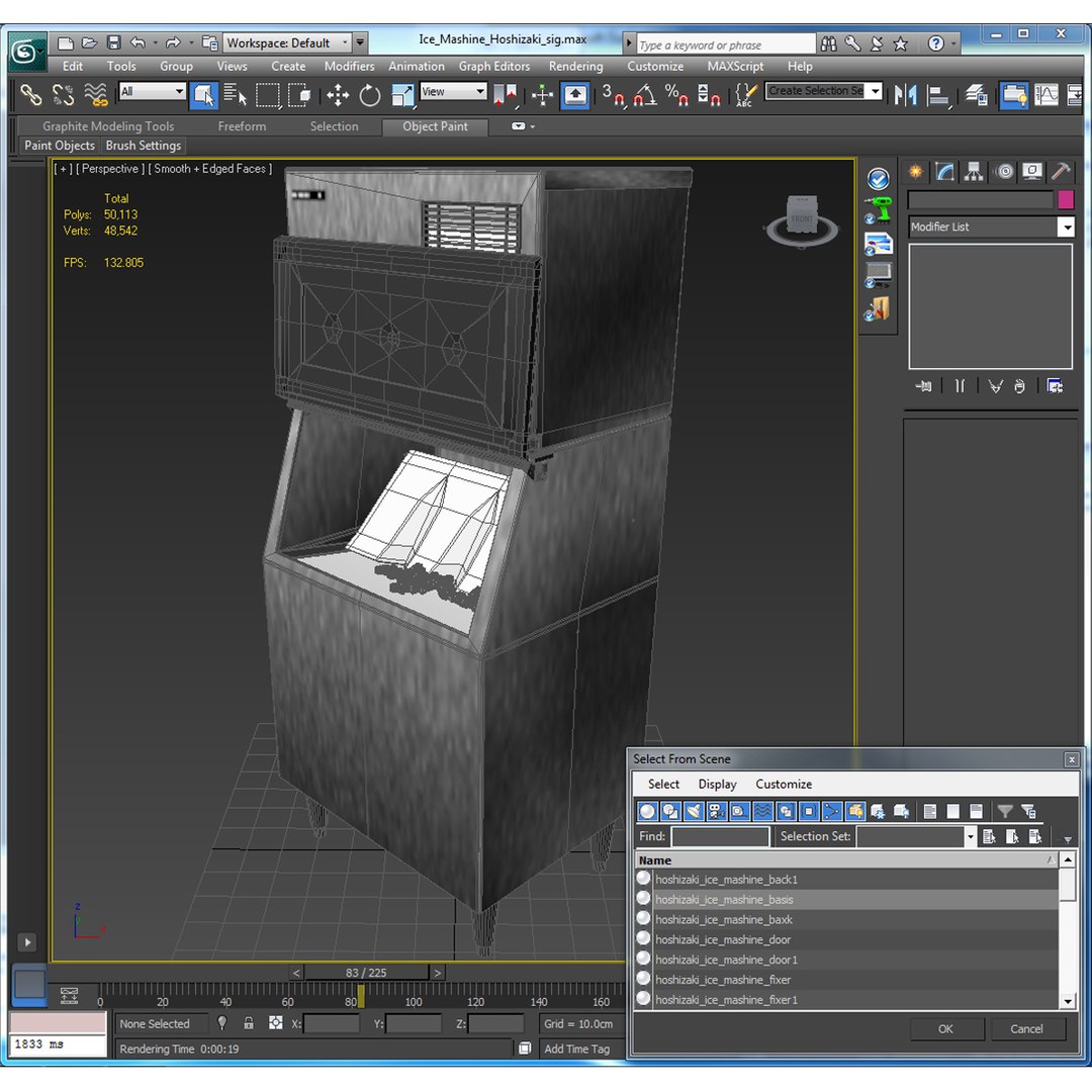 3d Ice Machine Hoshizaki Model