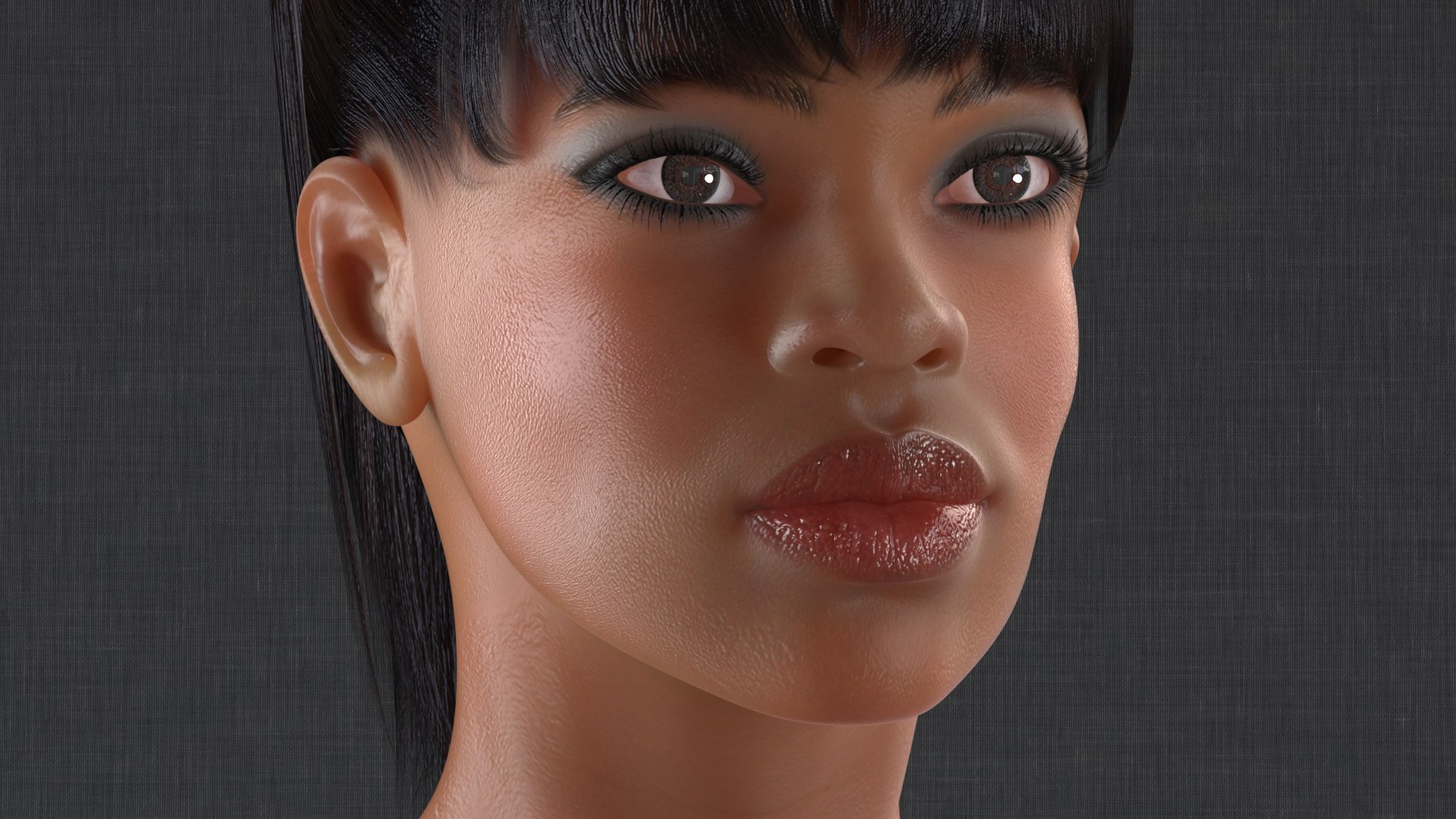 3D light skin fitness woman rigged - TurboSquid 1658262