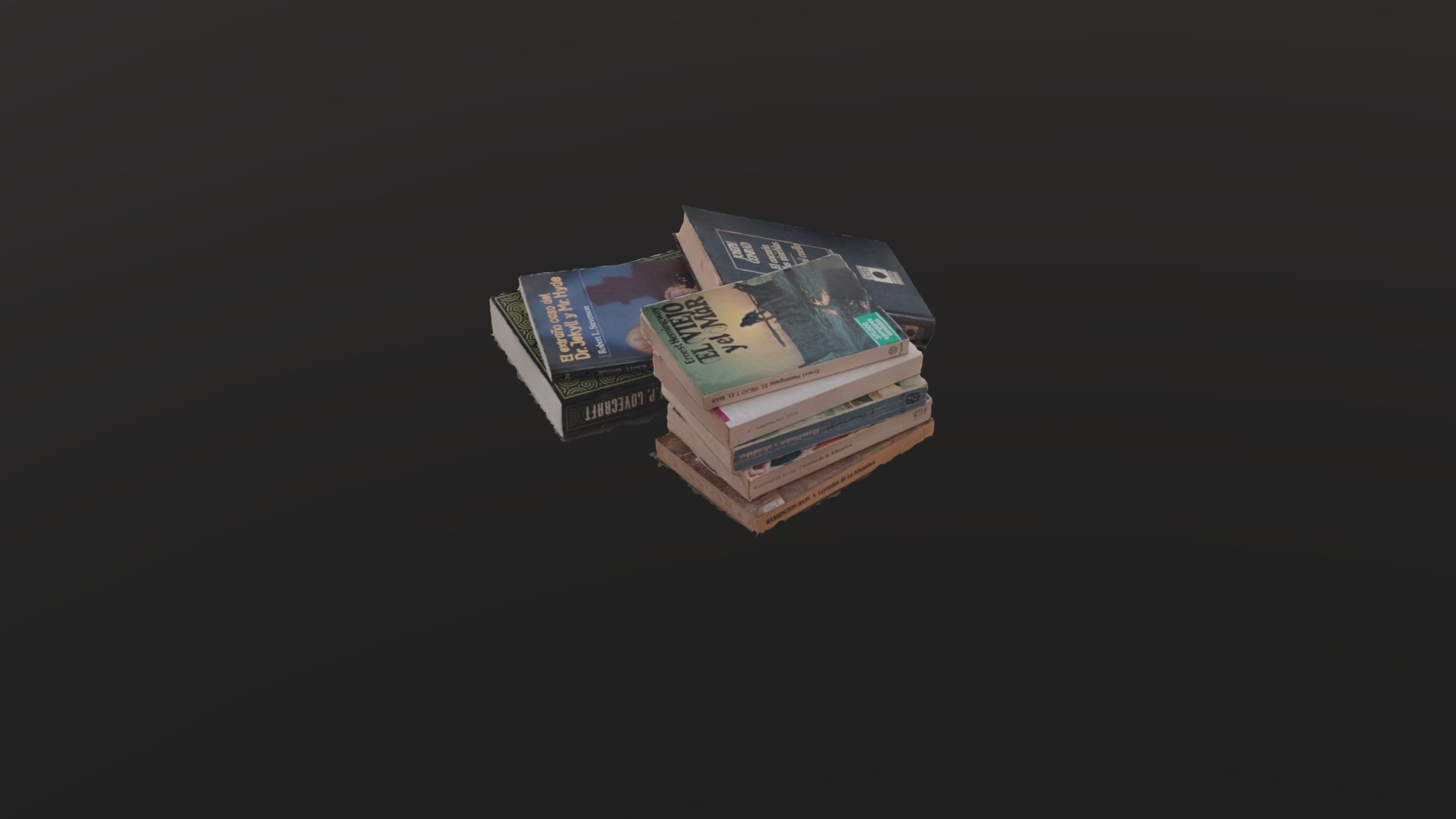 3D Book Collection Model - TurboSquid 1983423