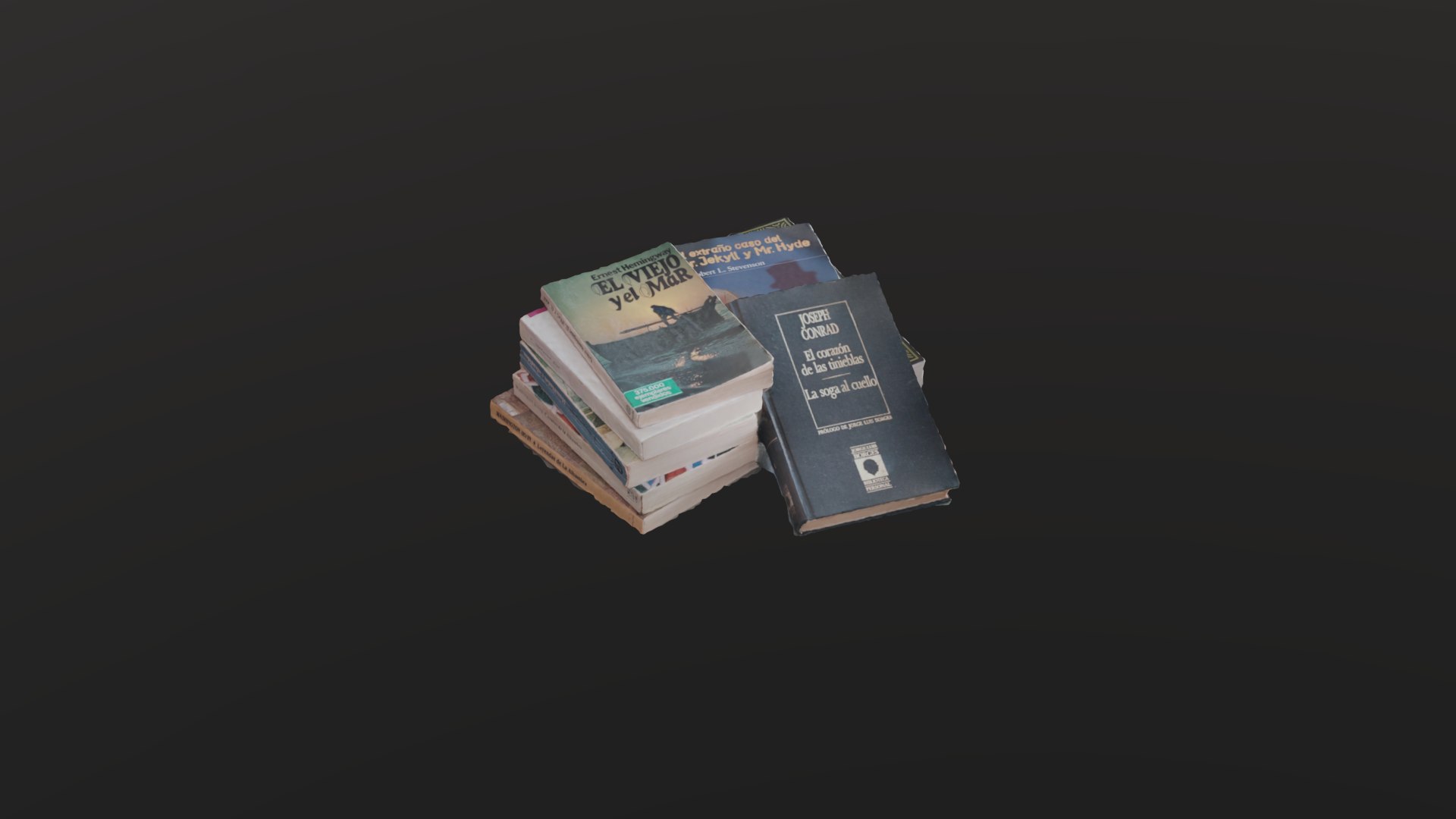 3D Book Collection Model - TurboSquid 1983423